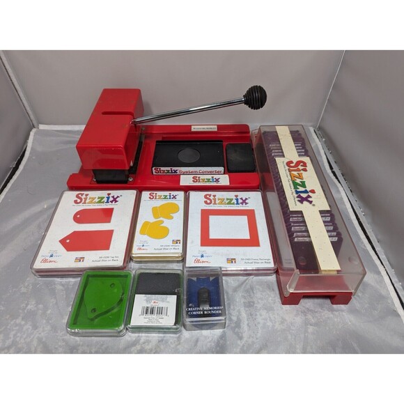 Sizzix | Office | Sizzix Original Red Personal Diecutter Press Machine ...